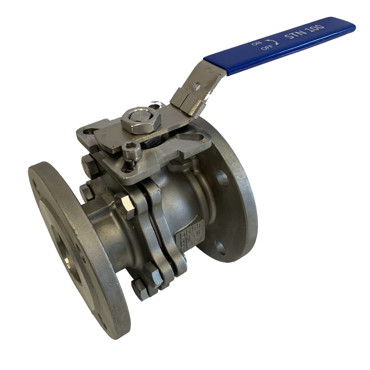 VALVULA DE BOLA 2P STN-100 AISI-316 CON BRIDAS - STN Valves